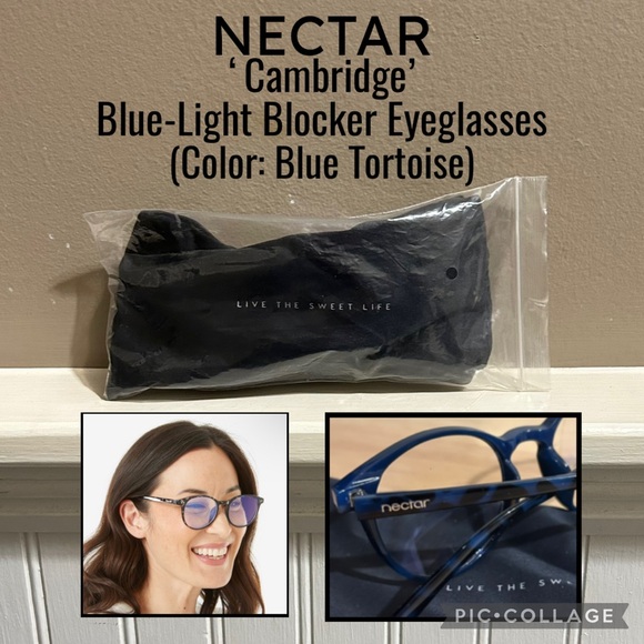 nectar | Accessories | Nwt Nectar Cambridge Blue Light Blocking Round ...